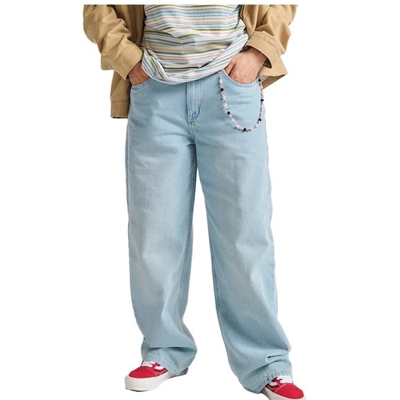 Vans | Jeans | Vans Sirelle Light Wash Baggy Wide Leg Puddle Jeans Y2k ...